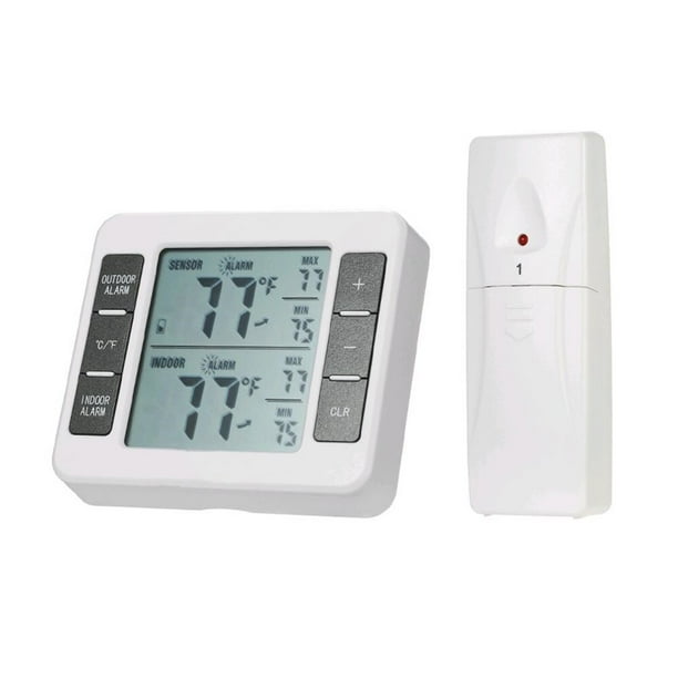 Temperature Monitor,Lcd Display Bedroom Outdoor Temperature Meter ...