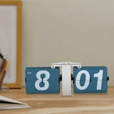Miumaeov Retro Flip Desk Shelf Clock Flipping Out Classic Digital Clock ...