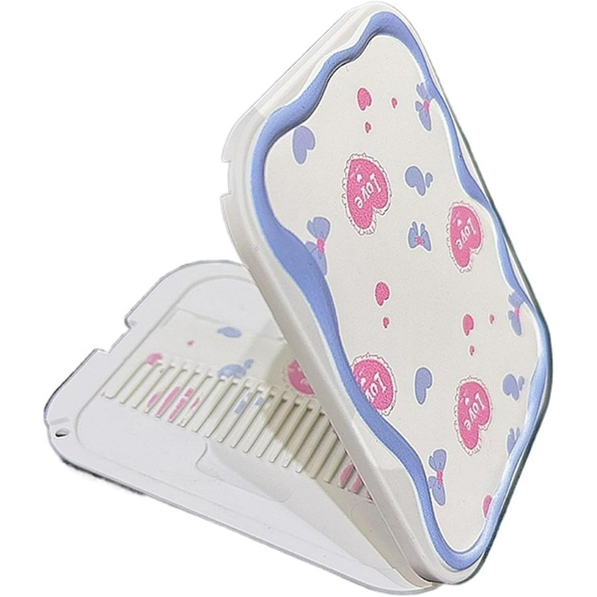 Click here for Ersilou Cartoon Bow Love Heart Portable Mirror Com... prices