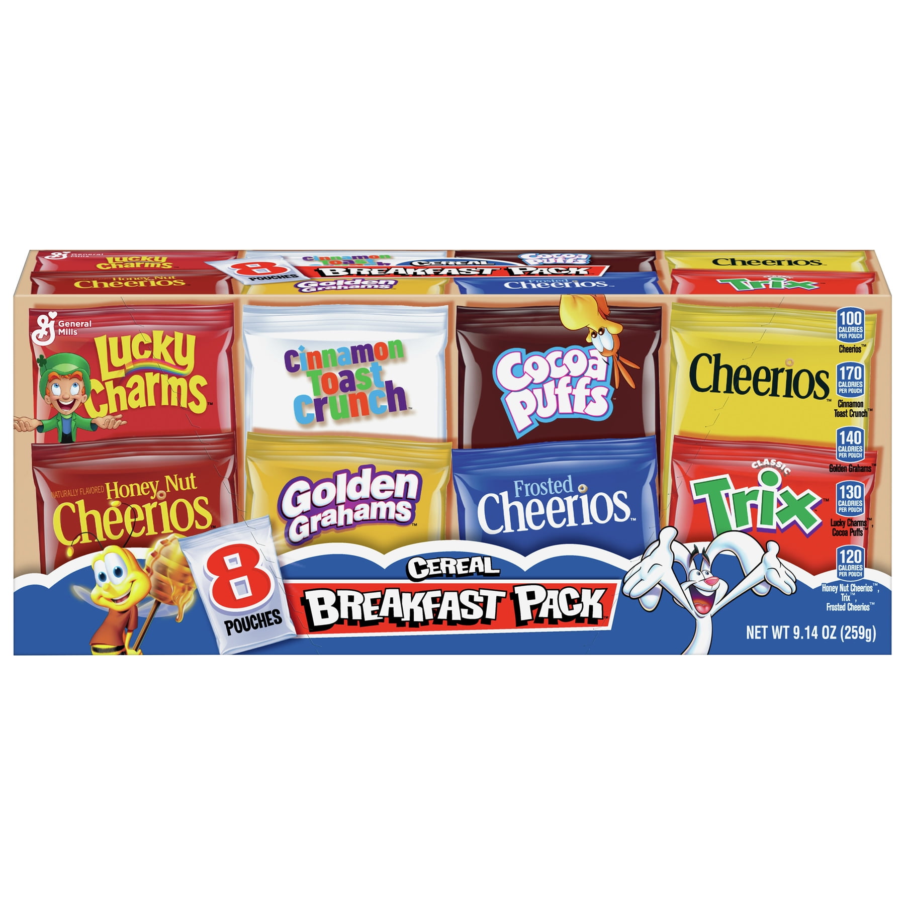 Breakfast Pack Cereal Multi-Pack With 8 Varieties, 9.14 oz - Walmart ... Breakfast Pack Cereal Multi-Pack With 8 Varieties, 9.14 oz - Walmart ...