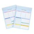 Pen+Gear Undated Daily Planner Pad, 60 Sheets, Multi-Color, 5.8" x 8.3 ...