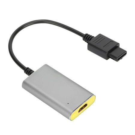 HD Link Cable, Durable 4 LEDs Adjustable Button For N64 To HD ...