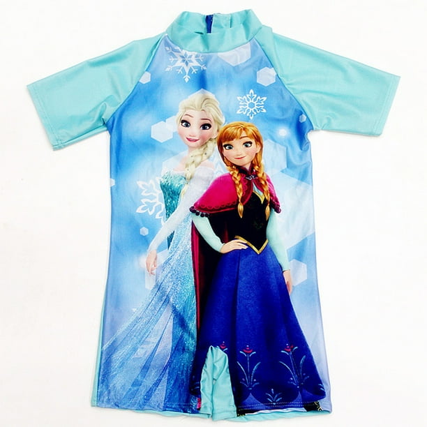 Alician Cartoon Girl Kids Swimsuit Baby Swimming Suit Muslimah Swimwear ...