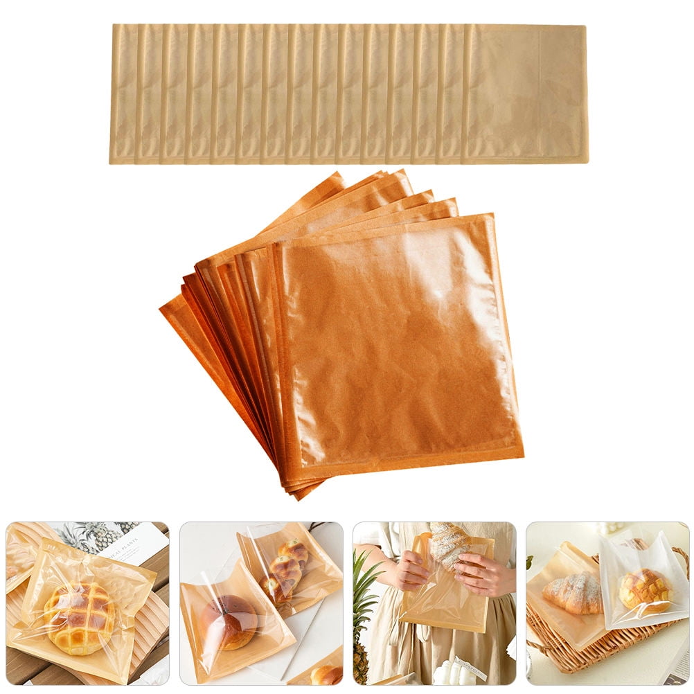 Click here for Whamvox 100pcs Kraft Paper Bread Bags With Clear W... prices