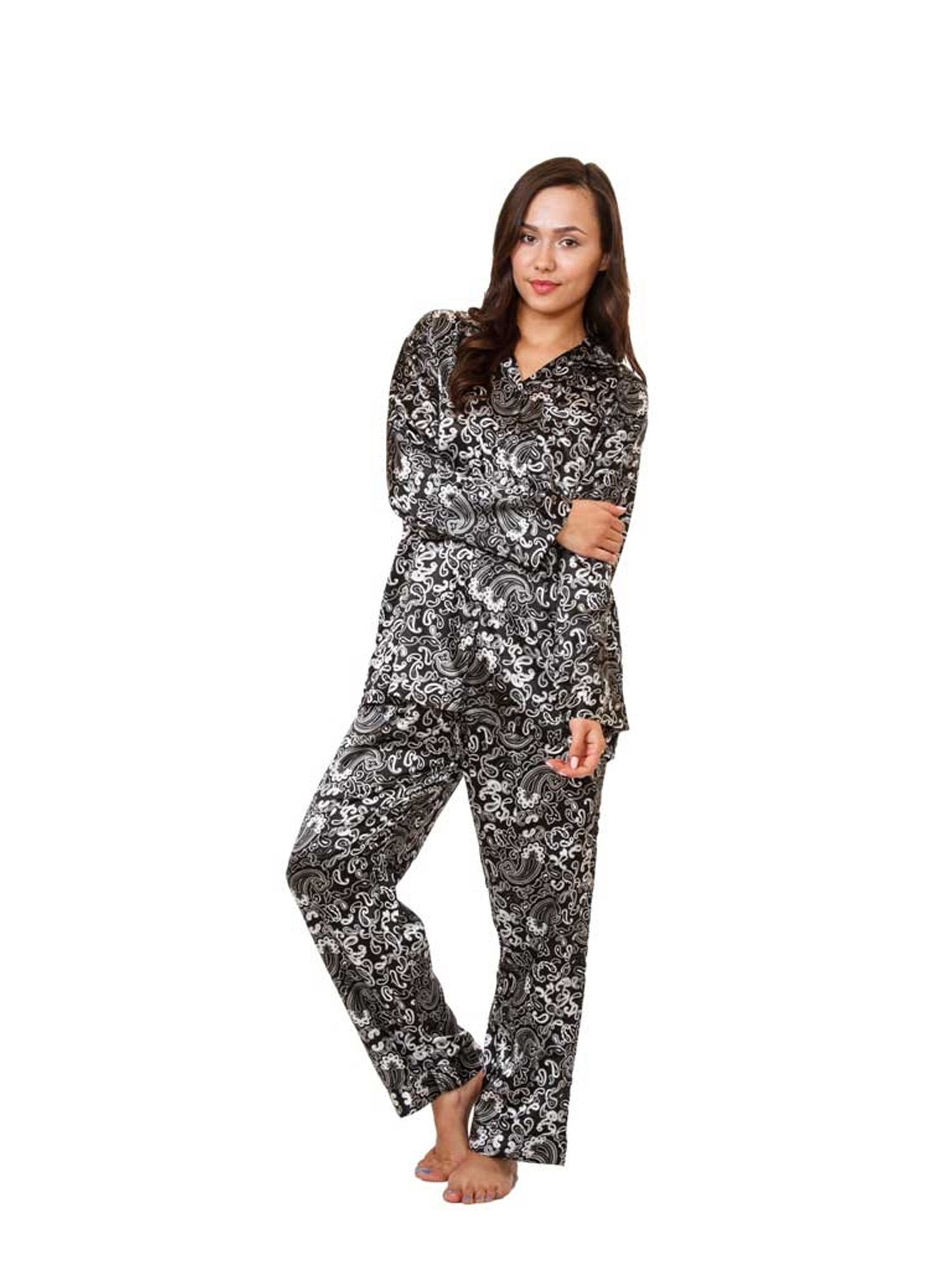 Up2date Fashion's Women's Paisley Print Pajamas - Walmart.com