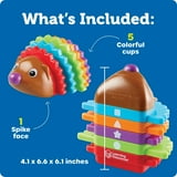 Learning Resources Spike the Fine Motor Hedgehog Rainbow Stackers ...