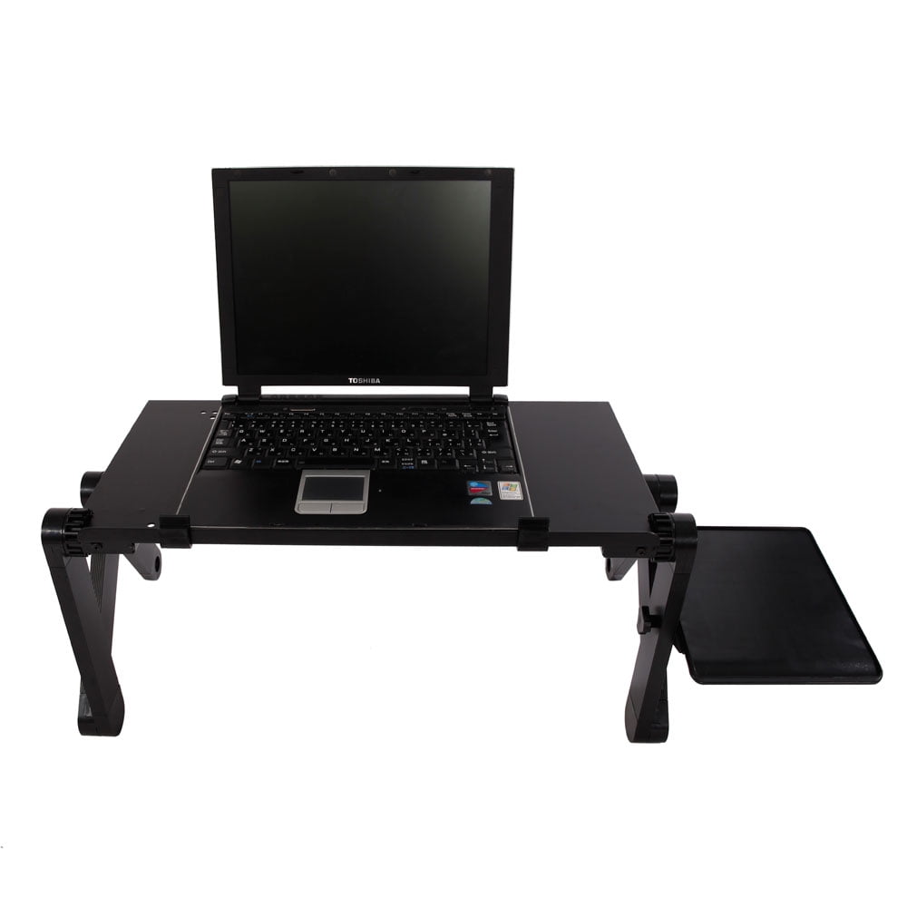 Laptop Stand, Portable Adjustable Aluminum Laptop Desk with Vent, Mouse ...