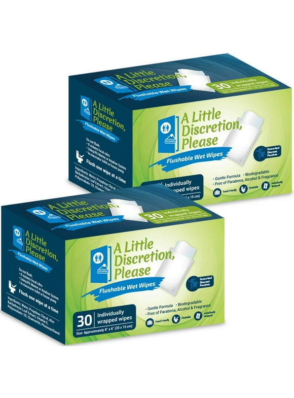Flushable Wipes in Paper & Plastic - Walmart.com