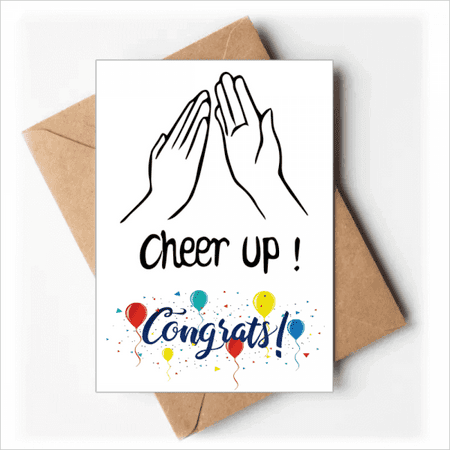 Black Clap Personalized Gesture Wedding Cards Congratulations Greeting ...