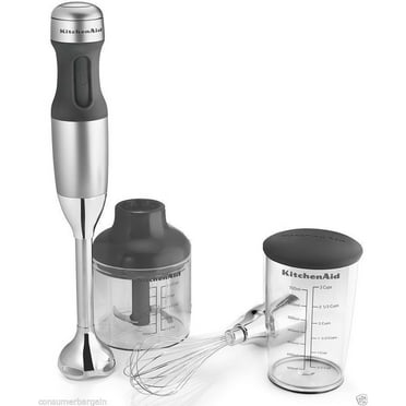 KitchenAid 2-Speed Hand Blender, Pink (KHB1231PK), 24 fl oz Bowl ...