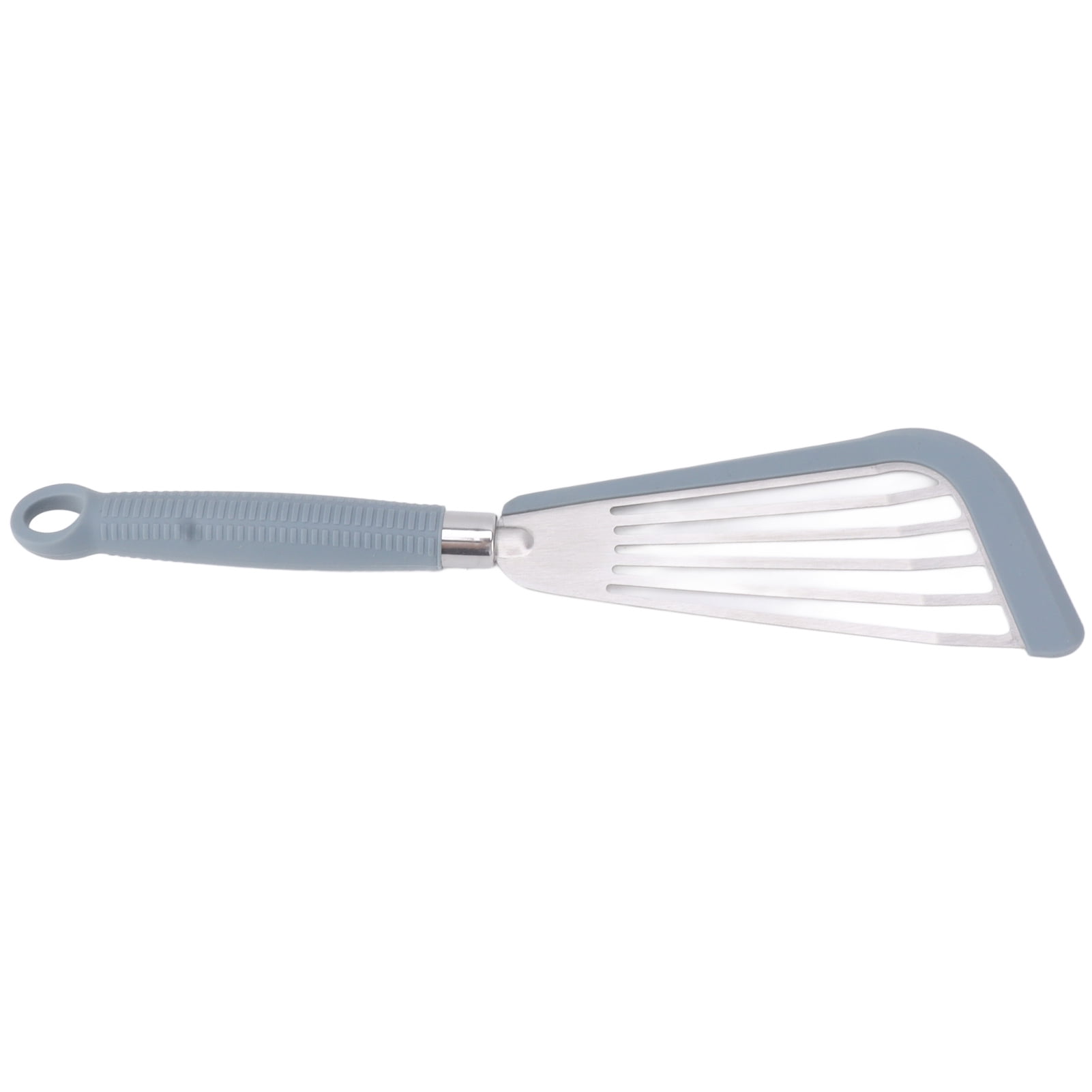 Fish Spatula, Stainless Steel Slotted Spatula with Silicone Edges for ...