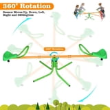 360 Degree Rotation Outdoor Kids Spinning Seesaw - Swivel Teeter Totter ...