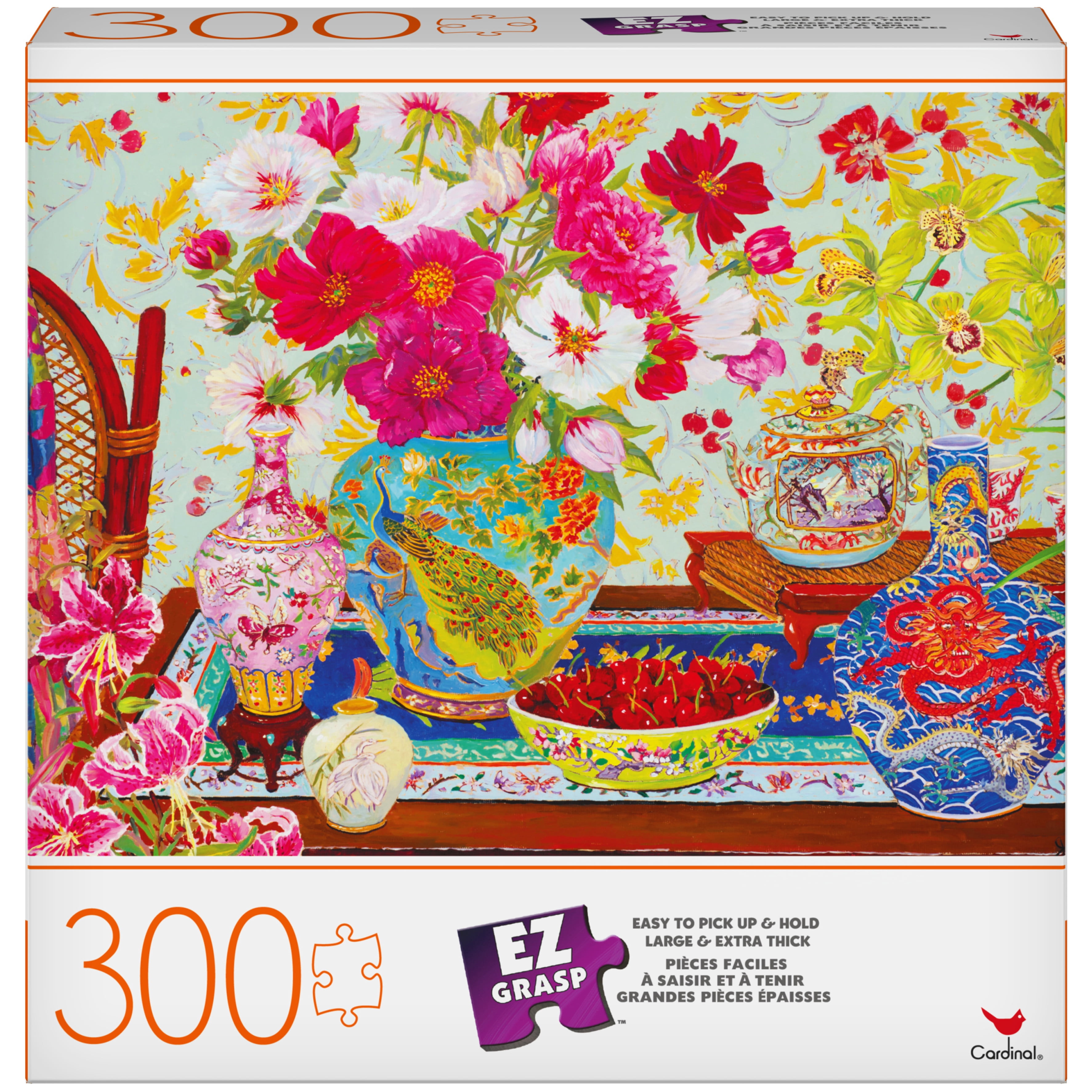 300-Piece EZ Grasp Jigsaw Puzzle, for Adults and Kids Ages 8 and up ...