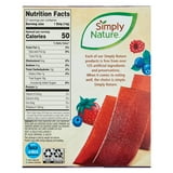 Simply Nature Wildberry Fruit Strips, Pack of 2, 21 Count, Non-GMO ...