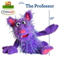 Living Puppets 16-Inch Plush Purple Monster Hand Puppet, Engaging Toy ...
