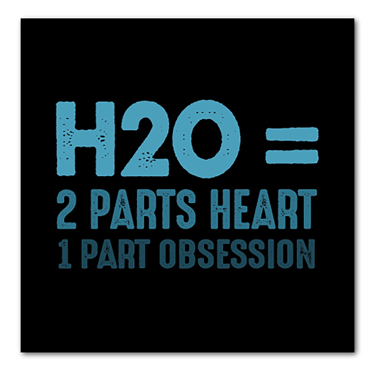 DistinctInk Custom Bumper Sticker - 10" x 10" Decorative Decal - Black ...