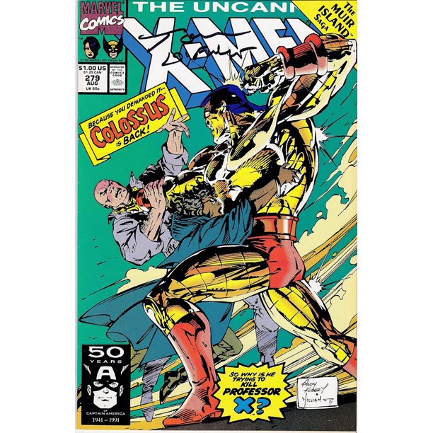 X-Men Autografiado # 279 NM Firmado por Tom Defalco | Walmart en línea