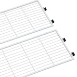 Conveniene Concepts Xtra Storage Shelf Metal Extension Set of 2, White ...