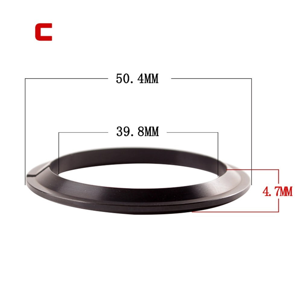 Fule Bicycle Tapered Fork Headtube Reducer Headset Adapter Bike Headset ...