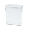 Ympuoqn Airtight Cereal Storage Container With Lids, Clear 2.4L ...