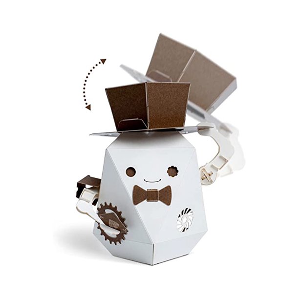 ROBOTRY Moving Paper Robots Making Kit, Magi | Crank - Learn Very Basic ...