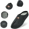 Alpine Swiss Mens Felt Faux Wool Clog Slippers Comfortable Cushion ...