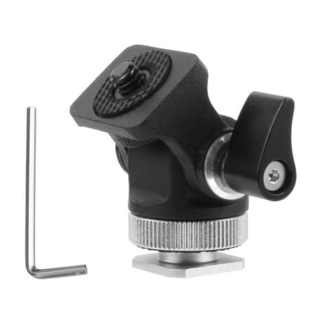 Hot Flash Mount Adapter 1/4" Camera Hot Mount for hand twist | Walmart ...