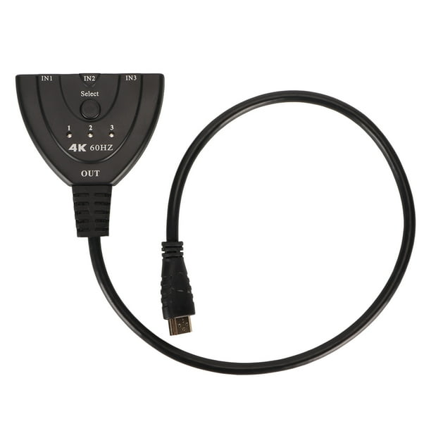 FYBTO 4K HD Multimedia Interface Splitter Plug and Play 4K At 60Hz 3 in ...