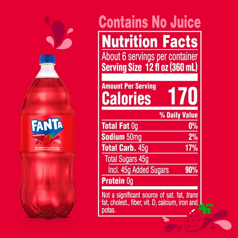 Fanta Strawberry Nutrition Facts