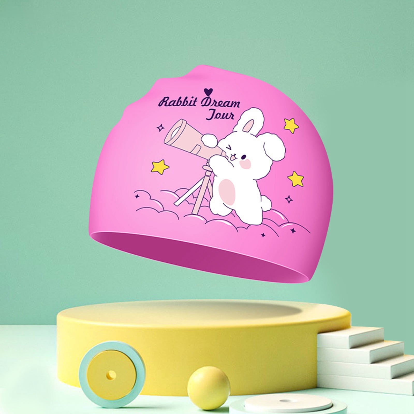 Click here for Hhsclothinggg Childrens Silicone Swimming Caps For... prices