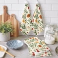 1 Pack Vintage Style Kitchen Towels Poppies Wildflowers Watercolor ...