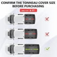 Soft Roll Up Truck Bed Tonneau Cover Fits for 2004-2026 Ford F150 8FT ...