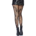 2-Pack Women's Snake Print Fishnet Tights - Mesh Stockings with Ultra ...