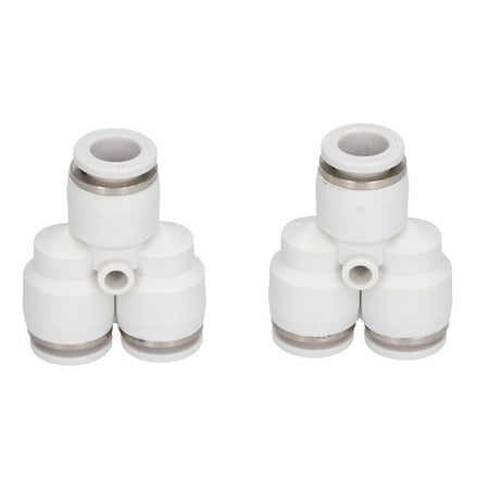 Herwey PY8 Pneumatic Connector Long Lasting Good Sealing Y Type Three ...