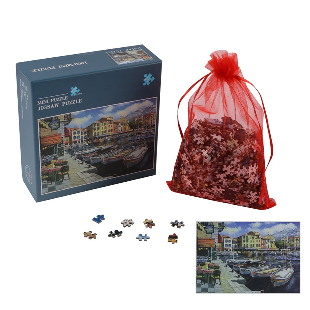 BIGTREE Puzzle 1000 Pieces Mini 10x15" Classic Paper Jigsaw Puzzle ...