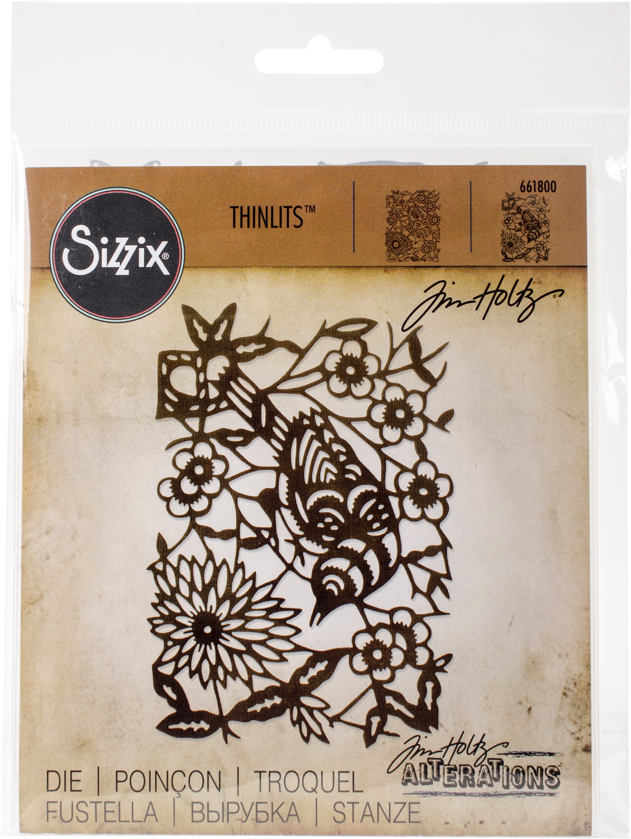 Sizzix Thinlits Dies By Tim Holtz-Paper-Cut Bird | Walmart Canada