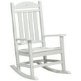 Outsunny Weatherproof Patio Furniture, Outdoor Rocking Chair, HDPE ...