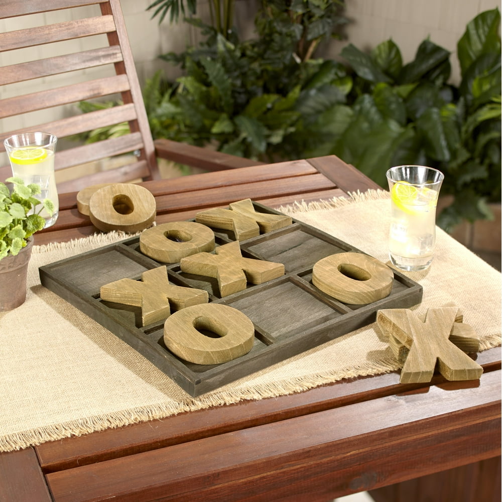 Table Top Tic-Tac-Toe Board Game with Jumbo Pieces - 11 Pieces ...