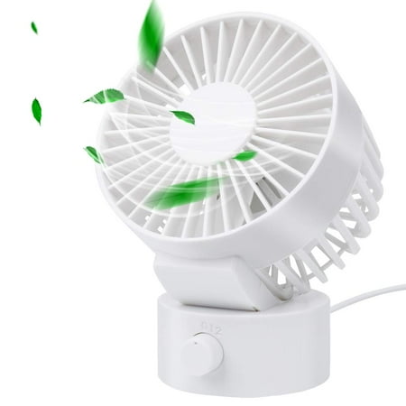 Desk Fan, Quiet Mini USB Table Fan Portable Personal Cooling Desktop ...