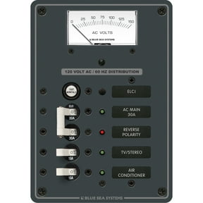 Blue Sea Systems 8084 AC Main and 6-Position/DC Main and 15-Position ...