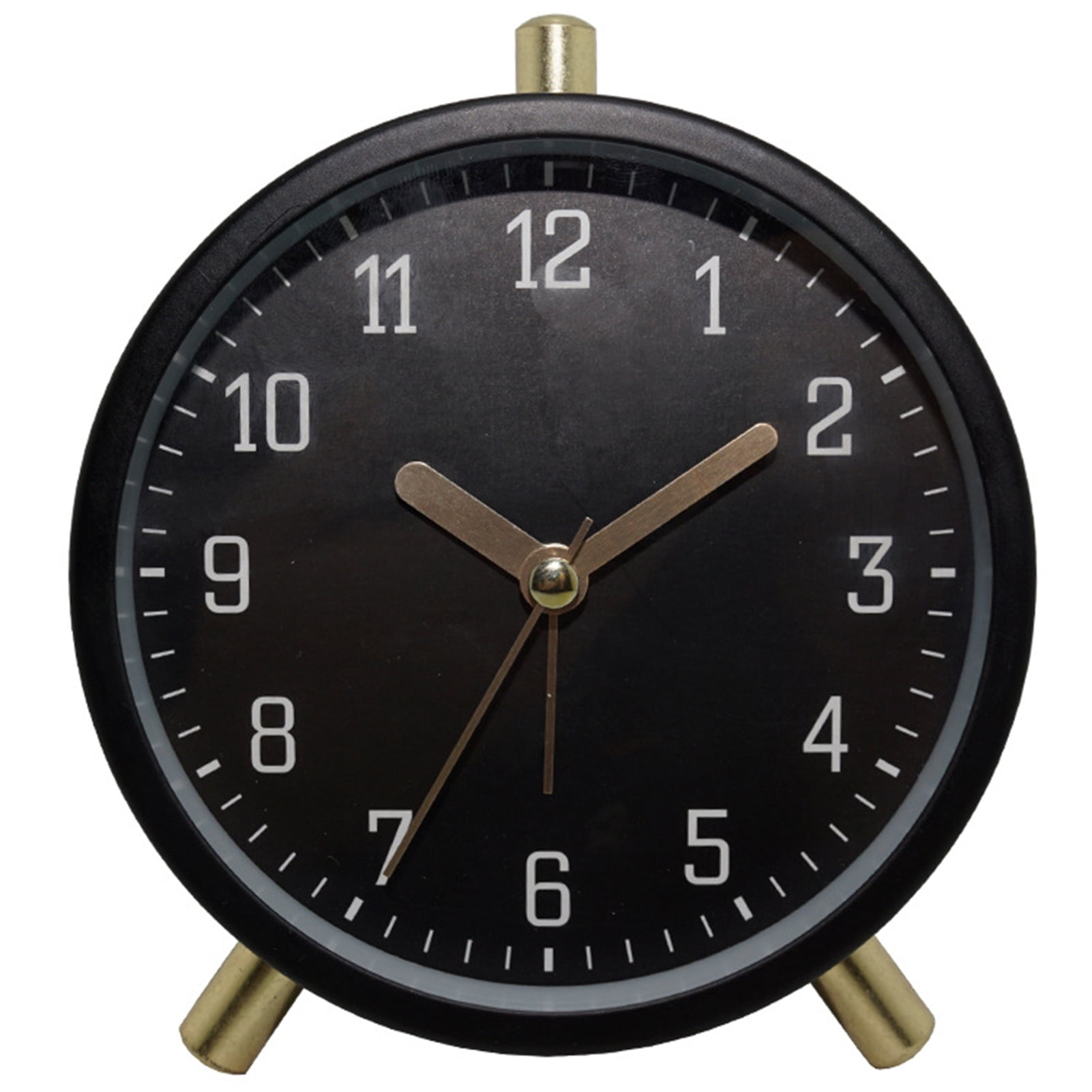 Alarm Clock Mute Sweeping Movement Arabic-numeral Dial with Night Light ...