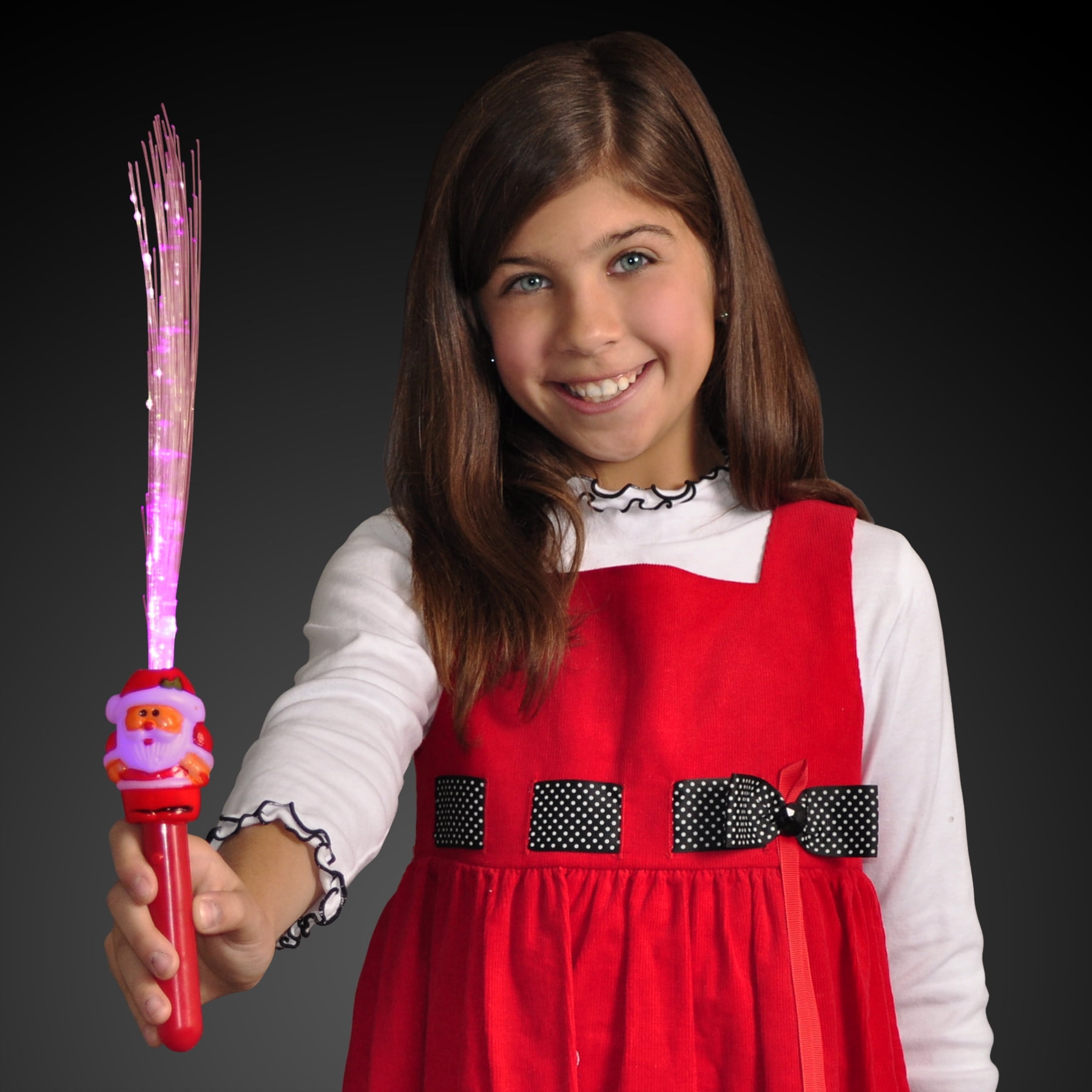 Flashingblinkylights Fiber Optic Santa Led Wands Walmart