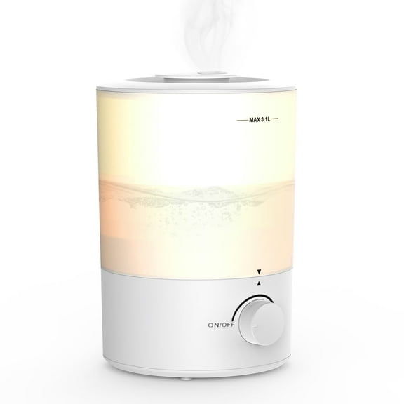 HoMedics Warm and Cool Mist Ultrasonic Top-Fill Humidifier, 58-Hour ...
