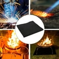 High Temp Felt Carbon Fiber Welding Blanket Black Flame Resistant High ...
