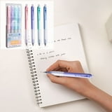 Retractable Press Erasable Gel Pens - 0.5mm Ball Point, Heat Erase ...