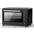 Mainstays XL Toaster Oven, 32L/ 6-Slice Family Size, Black, 1500W ...