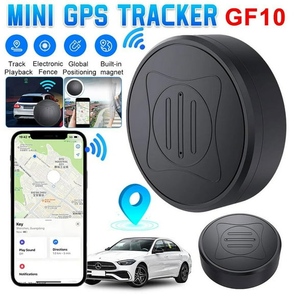 GF-07 Mini GPS Tracker Vehicle Tracking System with Voice Recording Magnetic SOS for Vehicle ...