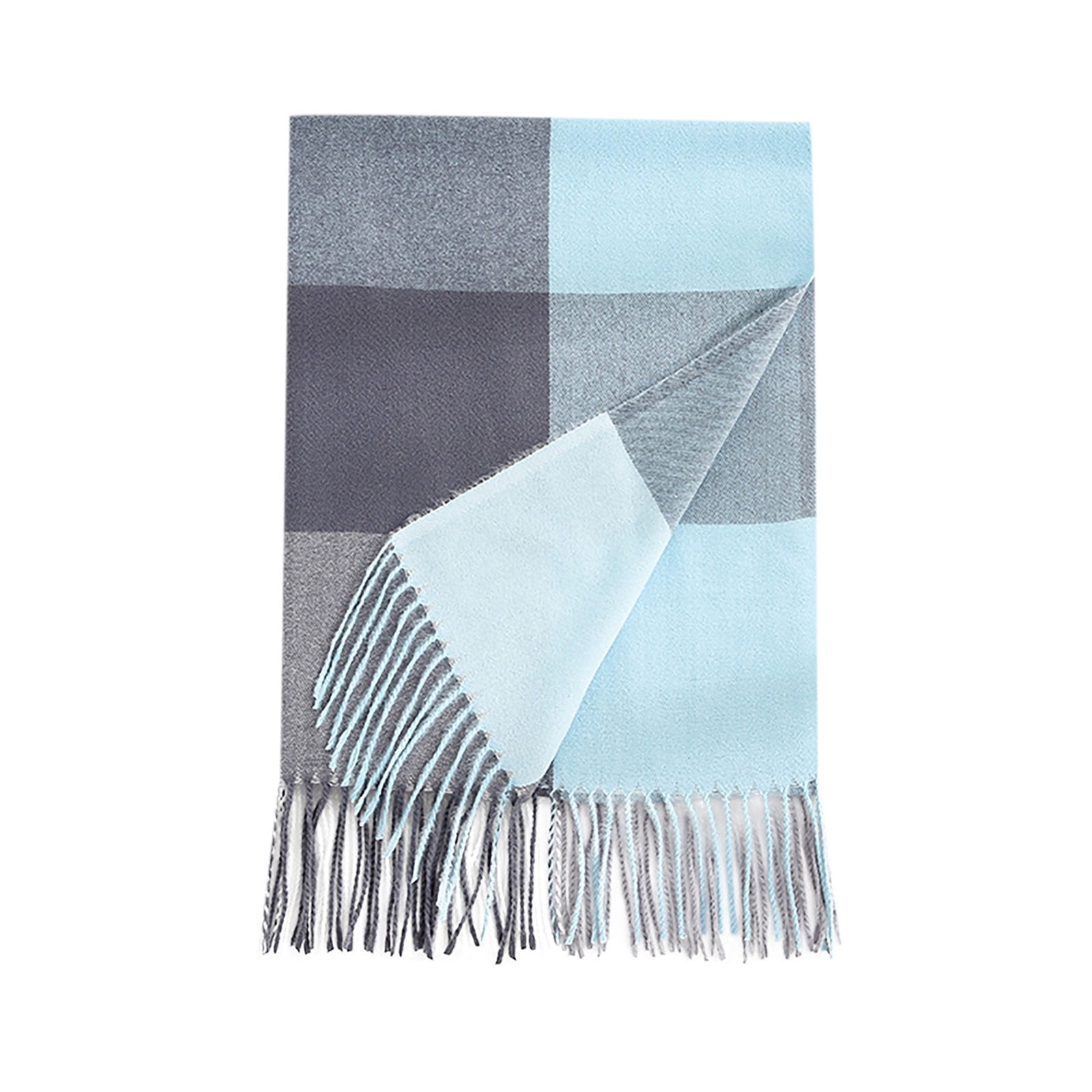 Click here for Unbranded Ladies Scarf Striped Color Plaid Shawl E... prices