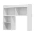 ZENSTYLE Premium 4-Tier Desk Shelf Organizer Modern White Desktop ...
