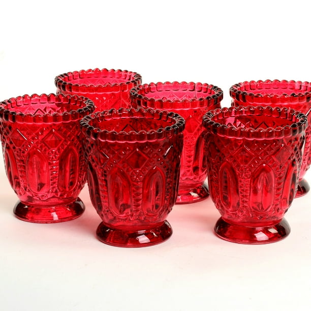DIY Wedding Koyal Wholesale Vintage Glass Candle Holder (Pack of 6), 3 ... DIY Wedding Koyal Wholesale Vintage Glass Candle Holder (Pack of 6), 3 ...